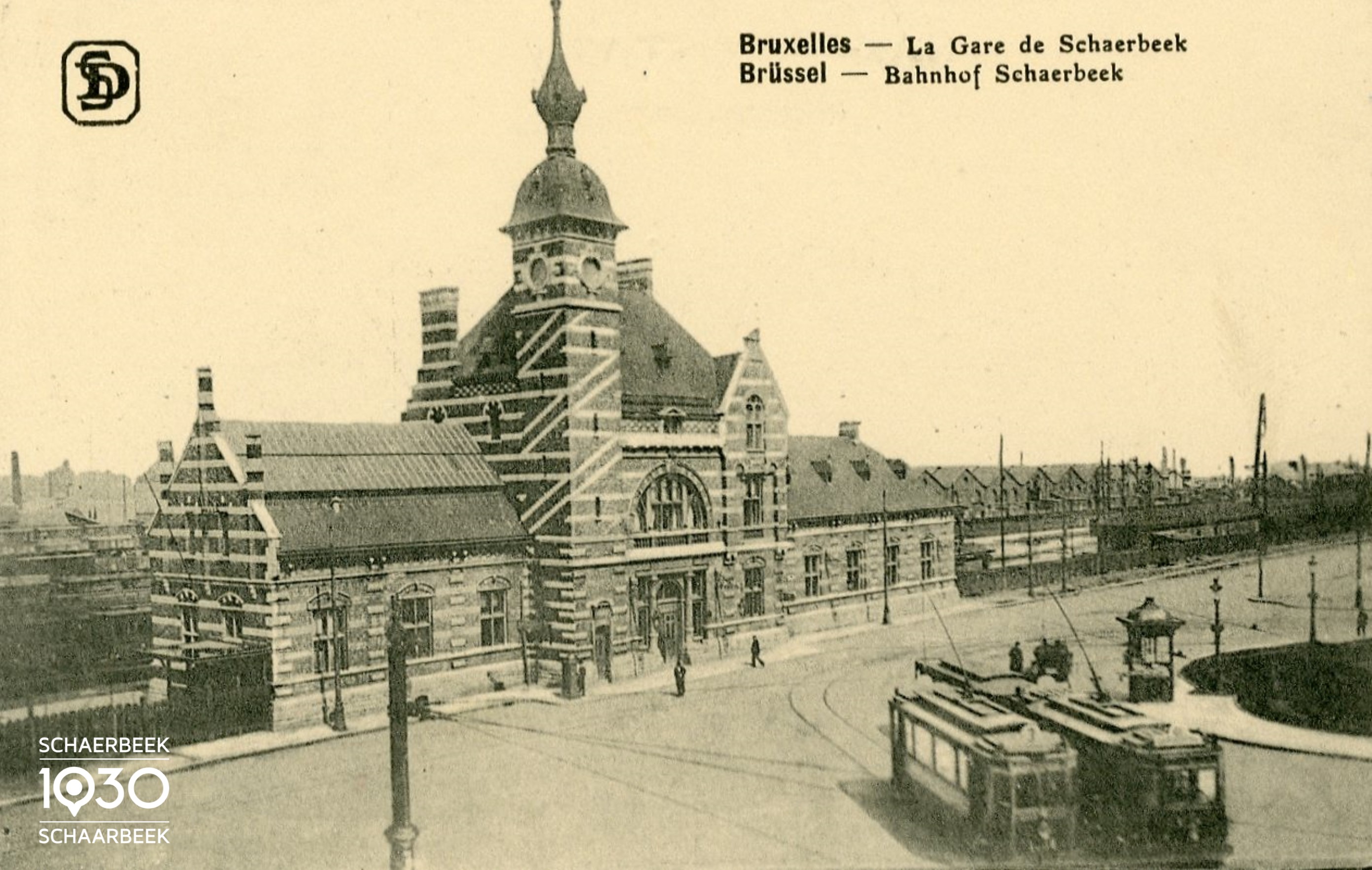 La gare de Schaerbeek | Het station van Schaarbeek – ArchivIris